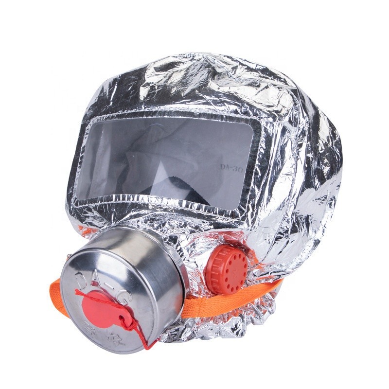 Emergency firefighting smoke mask Full Face Fire Escape Smoking Gas ...