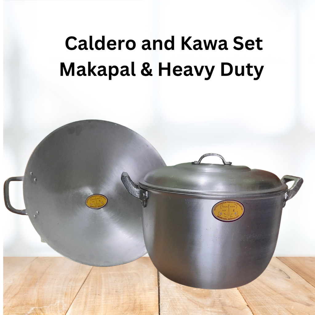 Kaldero Kawa Set Aluminum Makapal Heavy Duty | Shopee Philippines