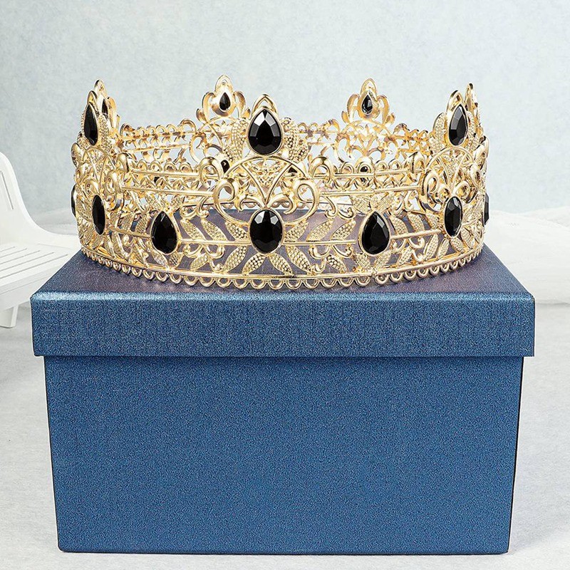 King Crown for Men, Prince Birthday Crowns for Men Boys Vintage Royal ...