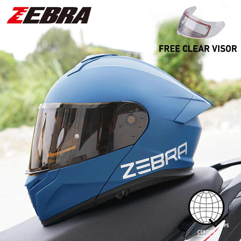 ZEBRA 767 Modular full face helmet for motorcycle Dual Visor man and ...