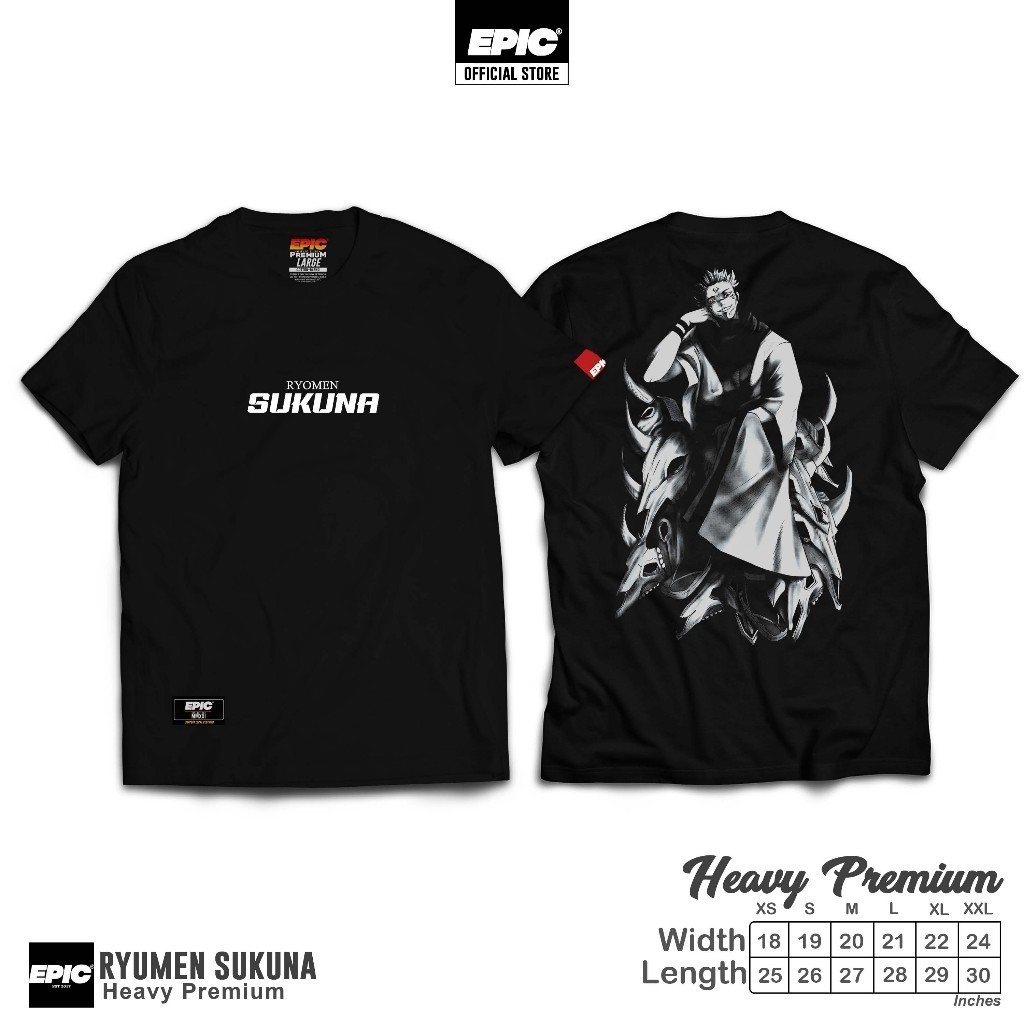 RYUMEN SUKUNA - JUJUTSU KAISEN - ANIME - Epic Clothing Streetwear - Top ...