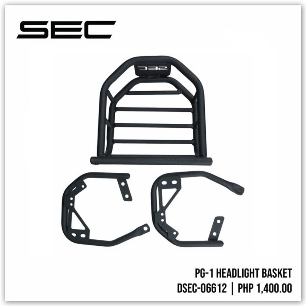 SEC Bracket for Motorcycle PG-1 Headlight Basket (DSEC-06612) | Shopee ...