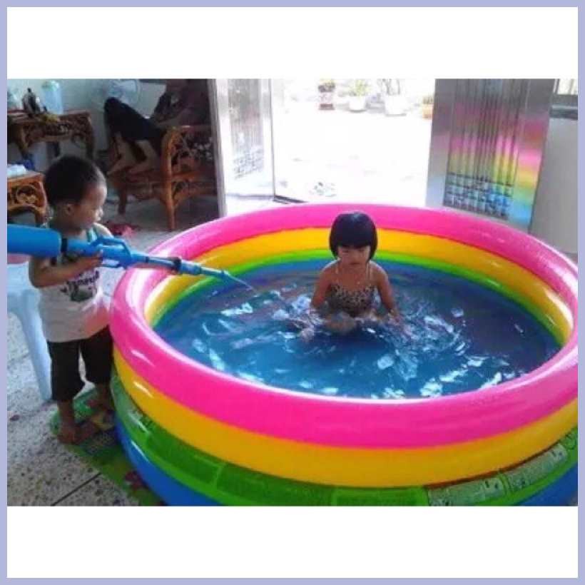 INTEX&Kiddie]fN?Pools-Dr=and=x(Inflatable=a|Kid’s(Ry=Pools{TC'rainbow