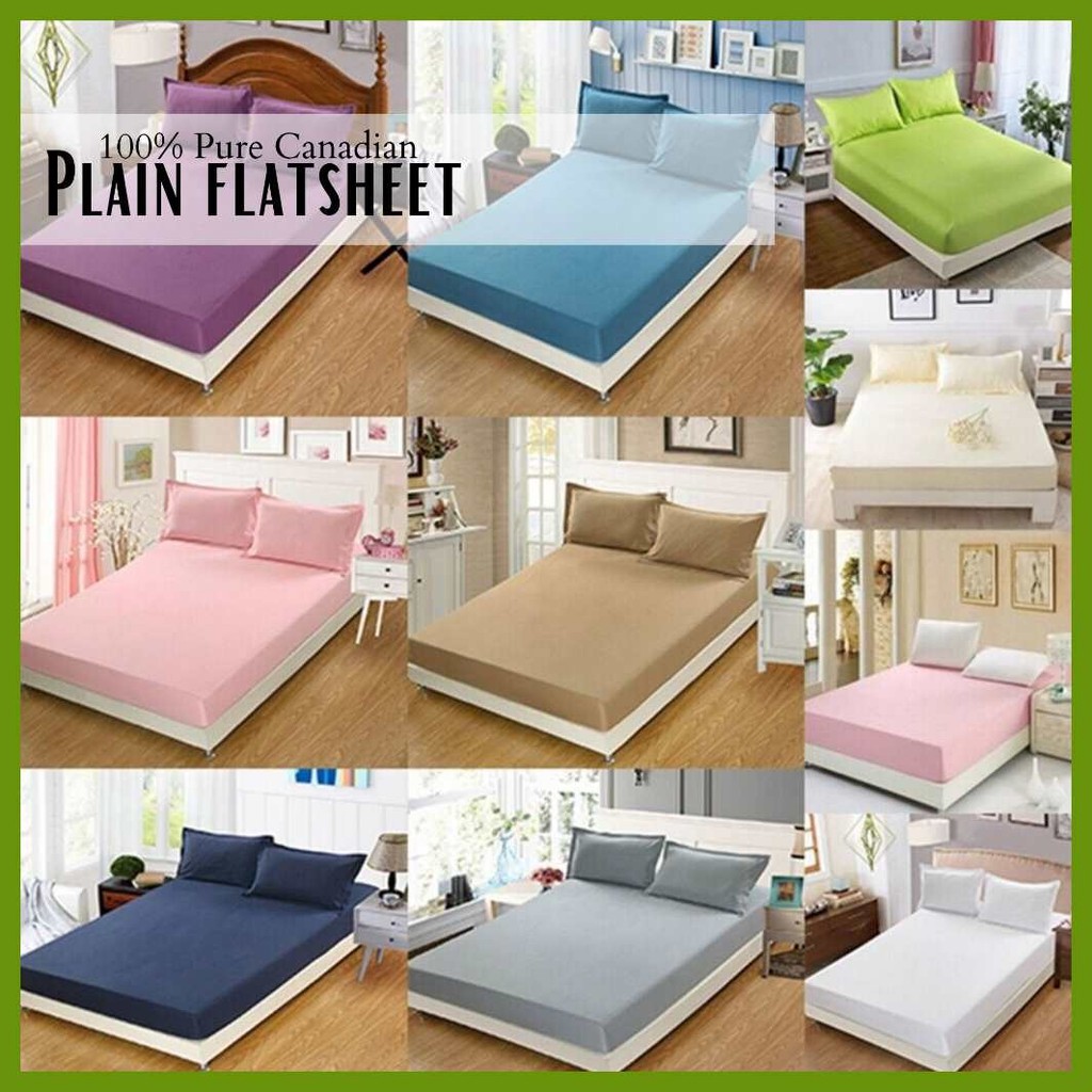Plain|V#Flat$cZ%Sheet/Blanket/Kumot=H-Pure-cD"Canadian-lq\Single"HF-&\L ...