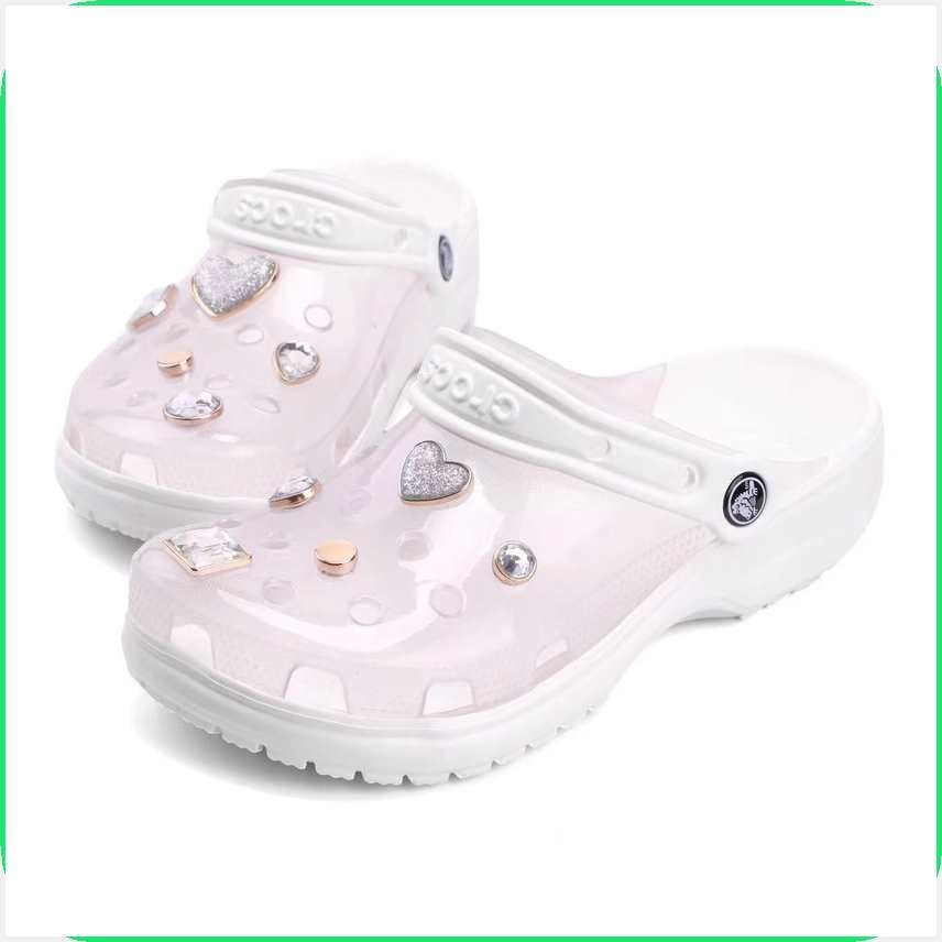 Crocs/C/genuine%i;transparent}Ti]slippers/sandals]r.with]s#crystal.Y ...