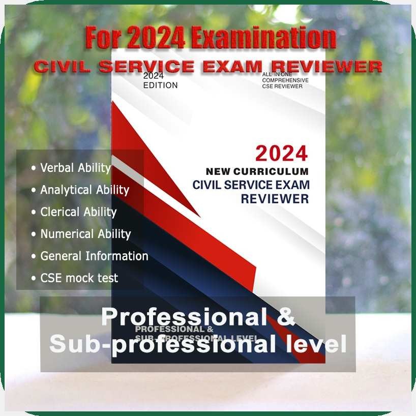 Civil:gI,Service_aT!Exam#B)Reviewer)vi}For)pM>2024}Qo)Examination>mw ...