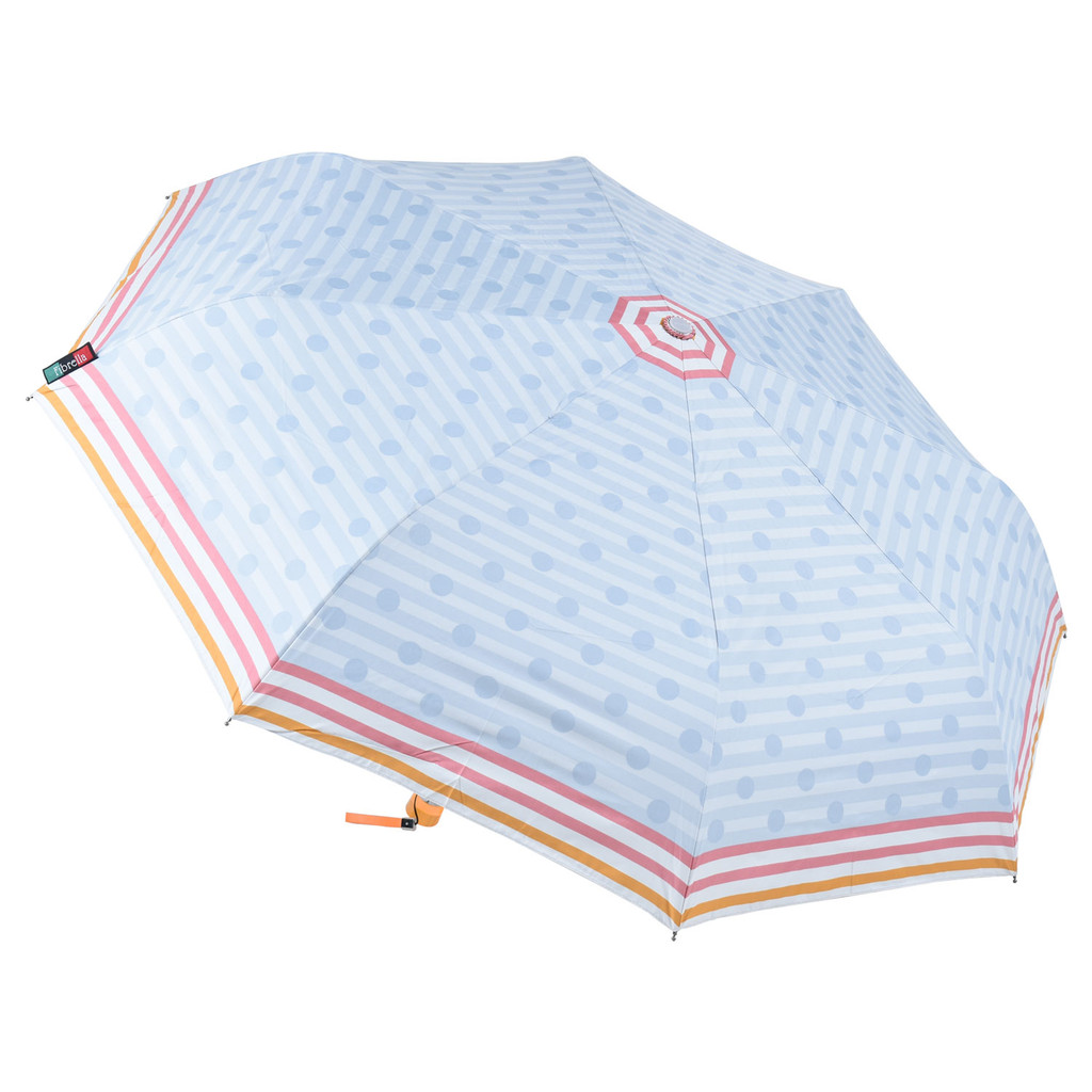 Fibrella UV Block Plus Automatic Umbrella F00417 (Dots & Strips Pattern ...