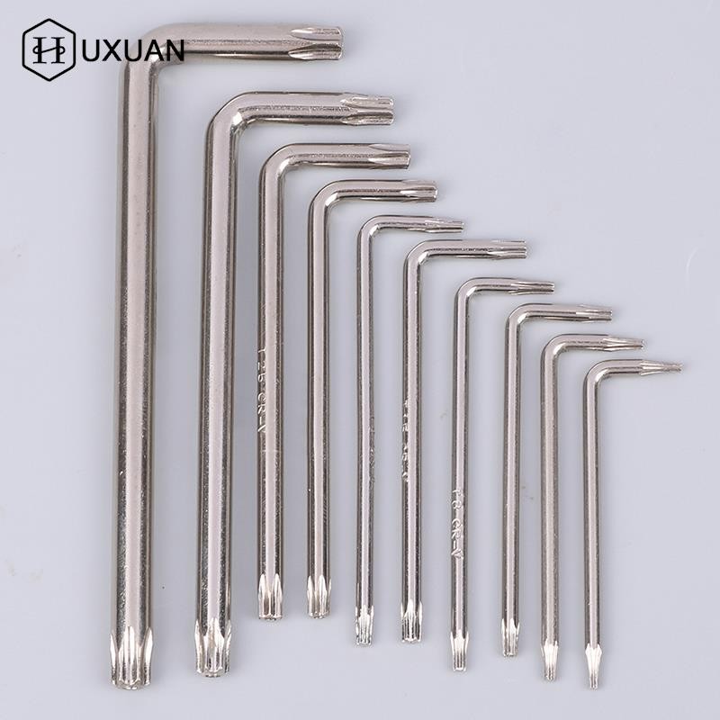T6 T7 T8 T9 T10 T15 T20 T25 T30 T40 Six Lobe Torx Head Tamper Proof ...