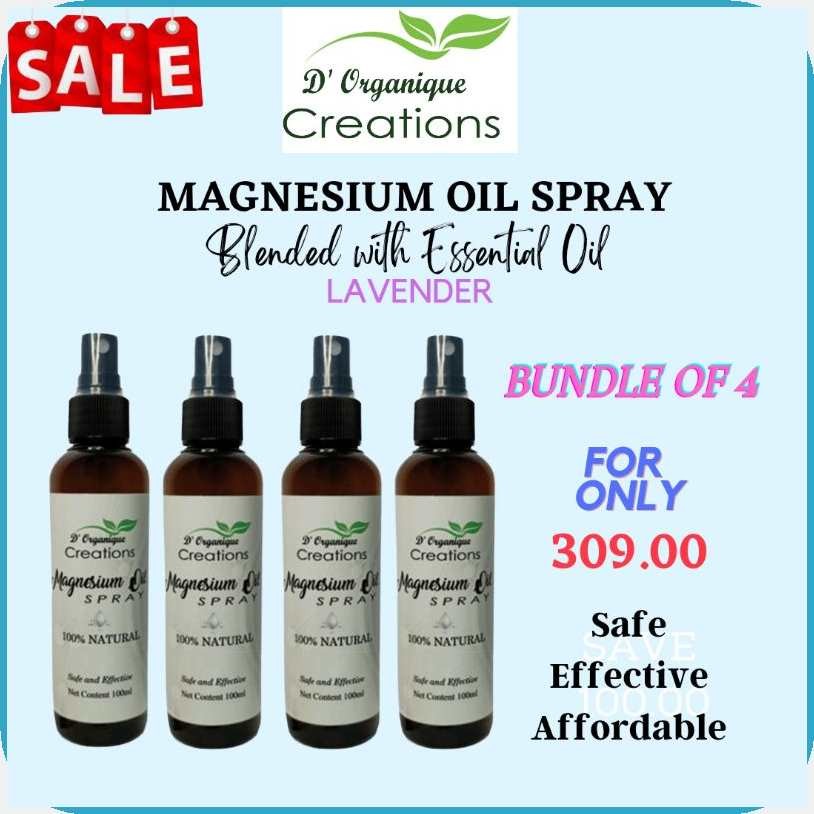 Magnesium F Oil Te Spray M 100ml Inand Bundle Vb`ofand4 Lavender`xrandscent Shopee Philippines