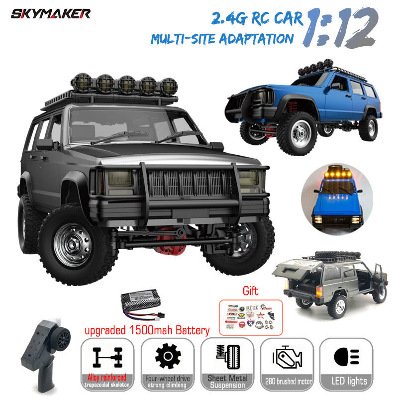 MN78 1:12 Full Scale MN Model RTR Version RC Car 2.4G 4WD 280 Motor ...
