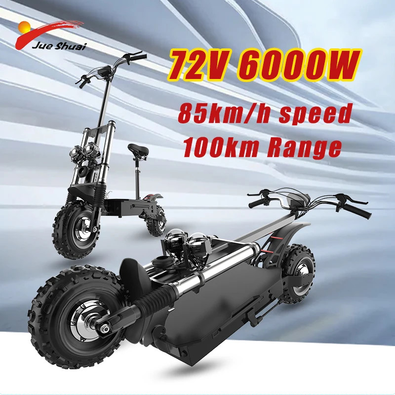 High-speed Electric Scooter, MAX SPEED 85KM/H, Dua Motors 6000W , E ...
