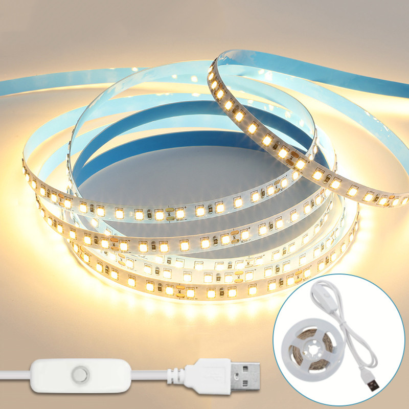 DC 5V USB LED Strips 2835 White Warm White LED Strip Light 1- 5m for ...