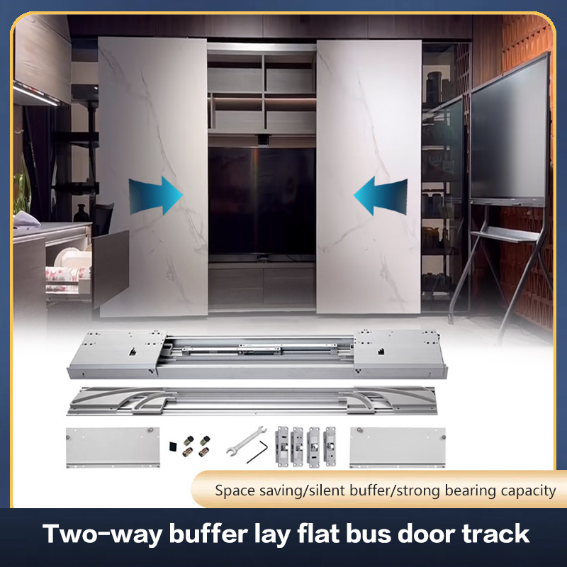 Electric TV Cabinet Track Invisible Wardrobe Sliding Folding New Bus ...