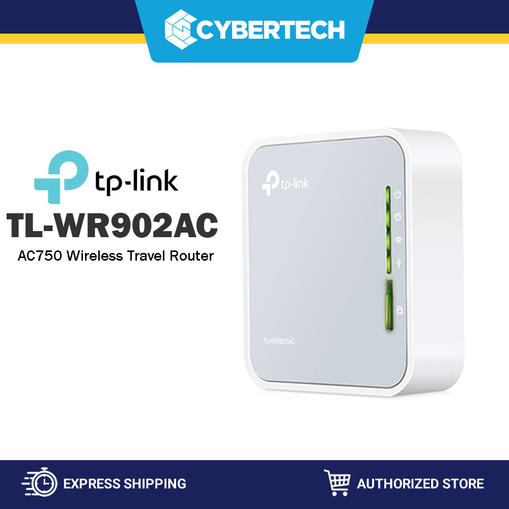 Cybertech TP-Link TL-WR902AC AC750 Wireless Travel Router | Shopee ...