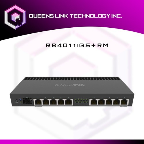 Router MikroTik RB4011 RB4011iGS+RM Bandwidth Manager Hotspot 10 ...