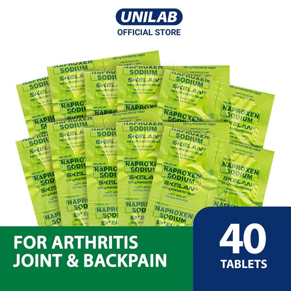SKELAN Unilab 220mg 40 Tablets | Shopee Philippines