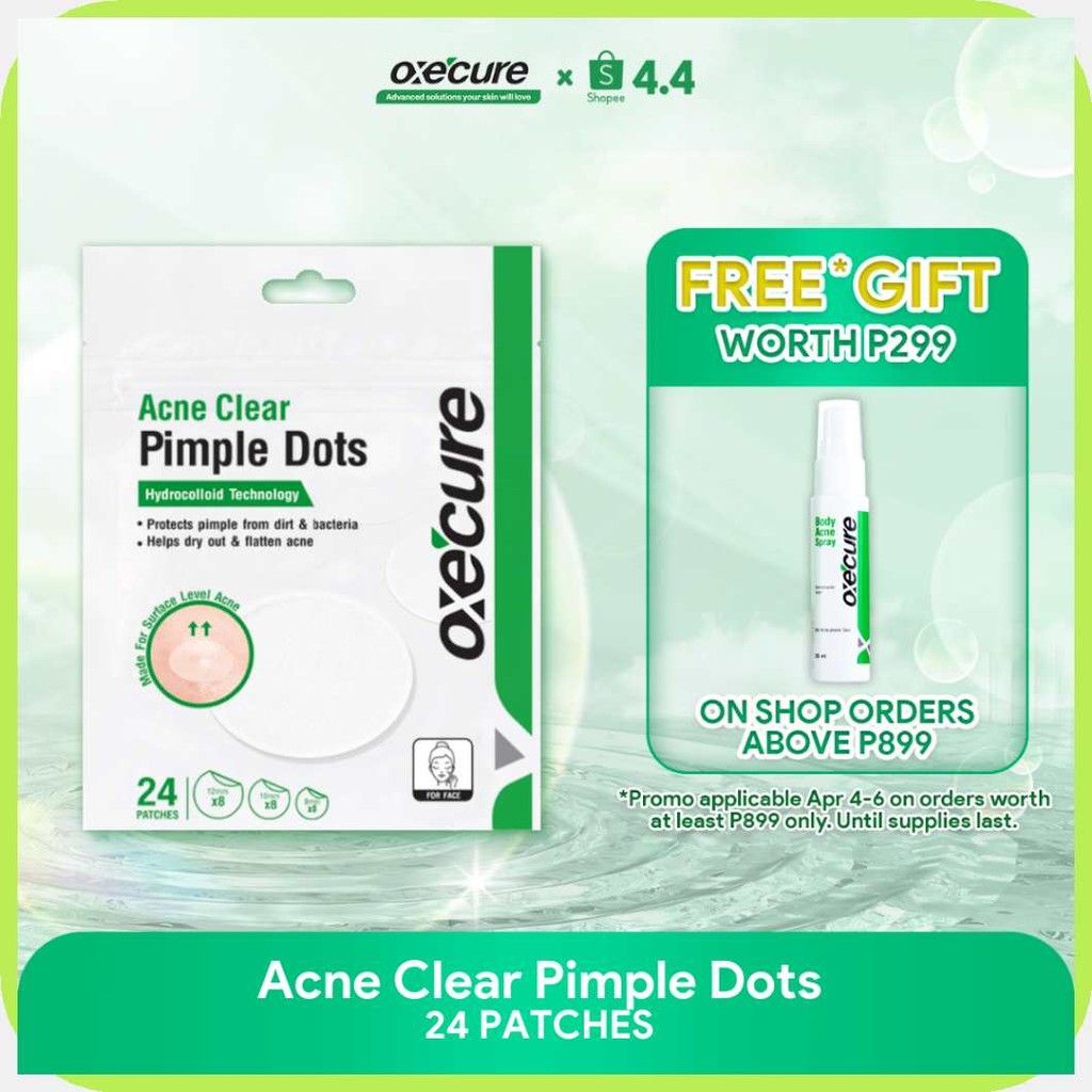 OXECURE$Ci&Acne?s:Clear=h]Pimple]Dw.Dots]tM#(24.BI]patches) | Shopee ...
