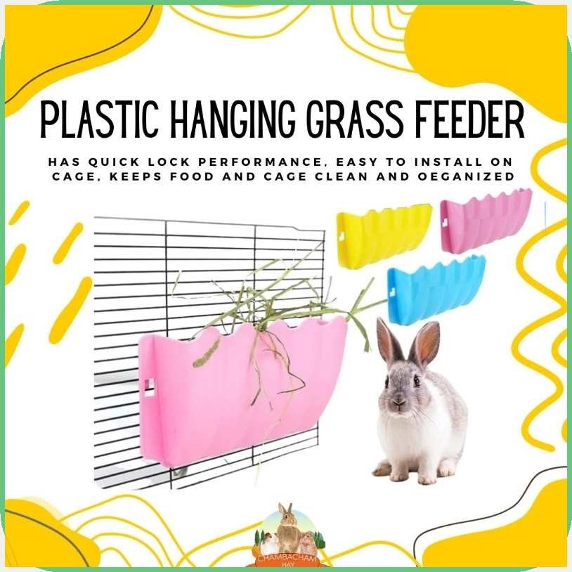 Small?U}Pet'qA#Rabbit`rO@l+y@e+i@Hanging t+Grass Feeder Rack Shelf Hay ...