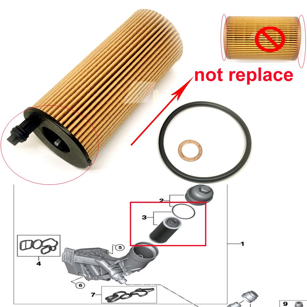 ~Oil Filter For 15-19 BMW 7 Series G11 G12 X3 F25 LCI G01 11428575211 ...