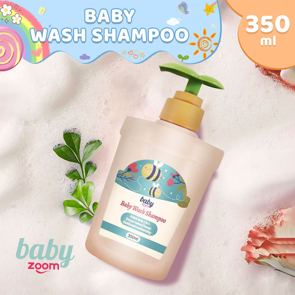 BabyZoom Baby Wash and Shampoo 320ml Hair＆Body 2in1 Baby Shampoo Kids ...