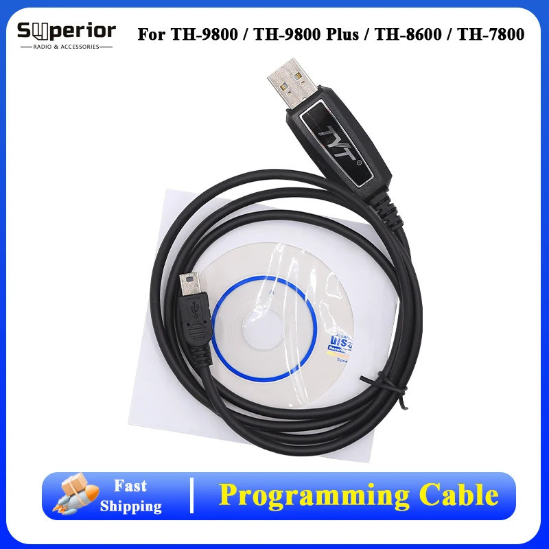 Original QYT USB Programming Cable for TYT TH-9800 TH-7800 TH-8600 TH-9800 Plus Car Ham Mobile ...