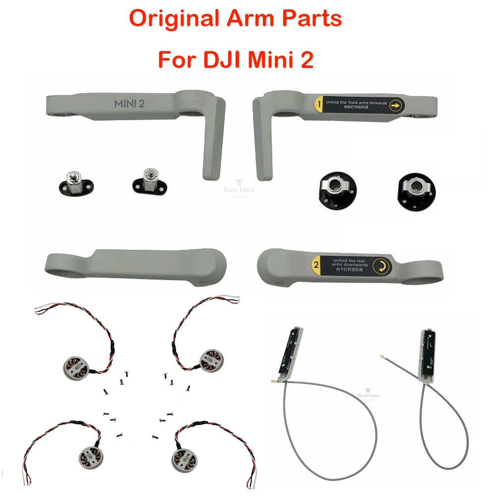 Original Arm Parts For DJI Mavic Mini 2 Left Right Rear Front Motor Axis Shaft and Cover Without ...