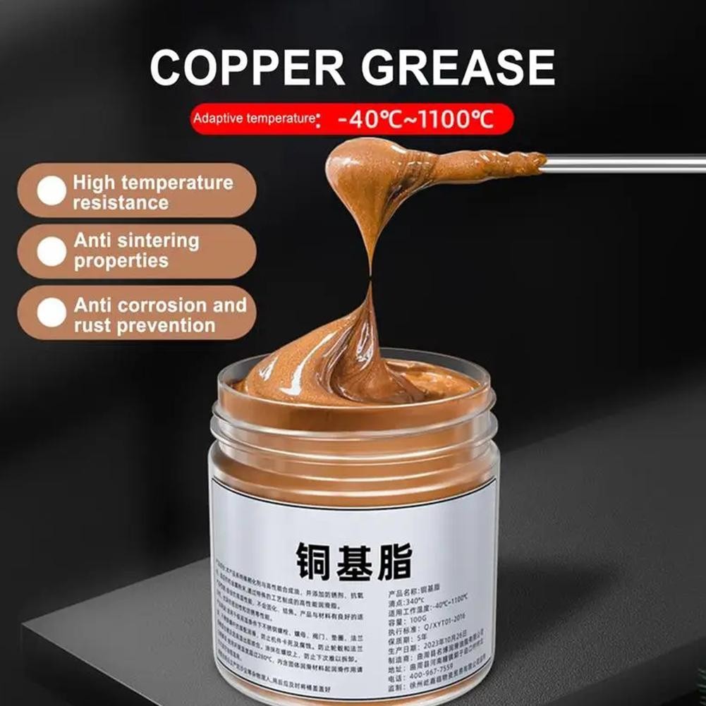 ★100g High Temperature Resistance Copper Thread Grease Anti-seize Agent ...