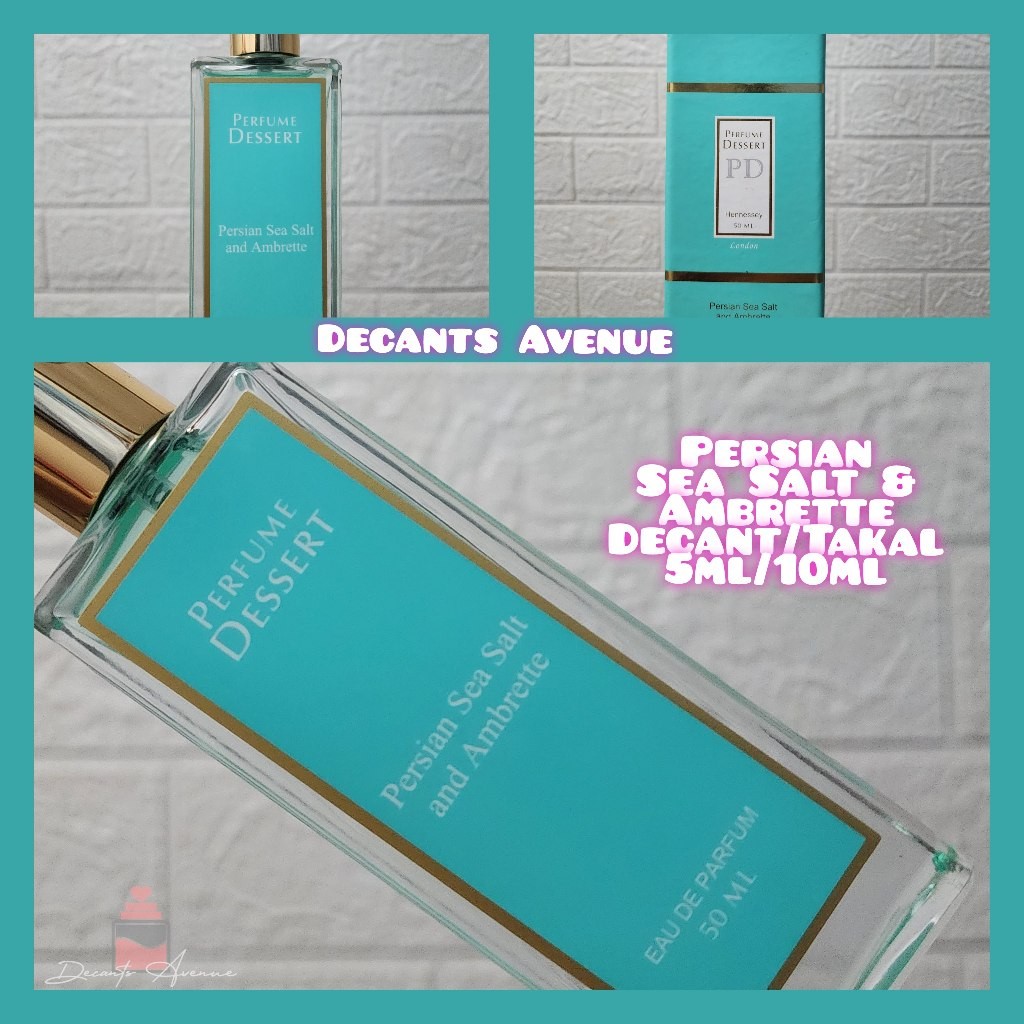 Persian Sea Salt & Ambrette - Perfume Dessert 1mL 3mL 5mL 10mL | Shopee ...