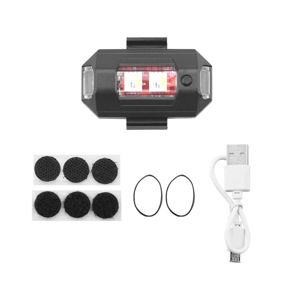 LED Flares Light USB Rechargeable Strobe Warning Light Night Signal ...