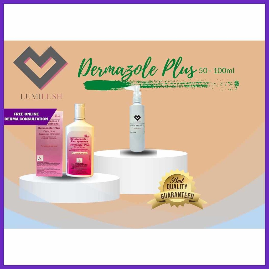 Dermazole;Y?Plus$i{Suspension!wt[Antifungal,UF[Shampoo,ro[50ml,fJ[/,aq ...