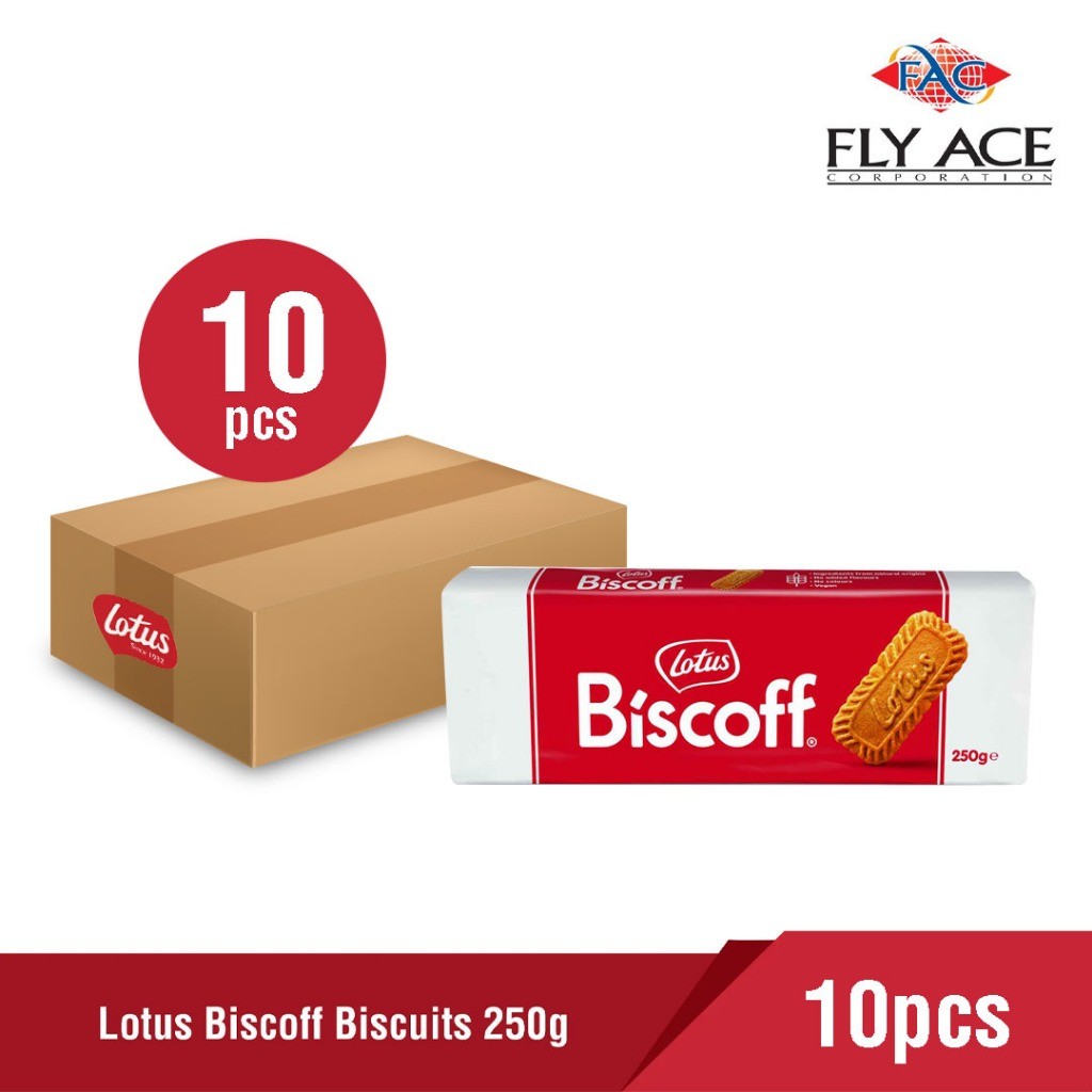Lotus Biscoff Original Biscuits 250g x 10 | Shopee Philippines