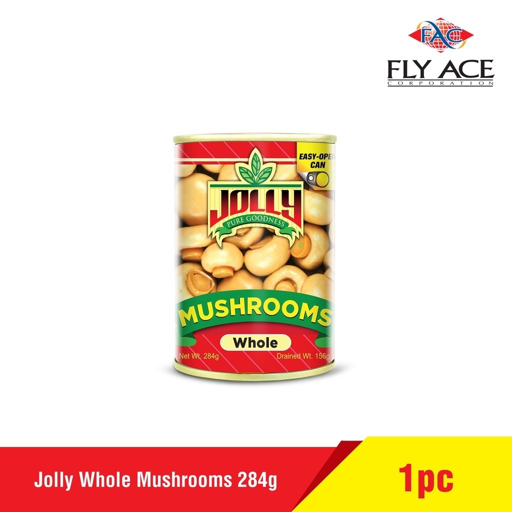Jolly Whole Mushroom 284g | Shopee Philippines