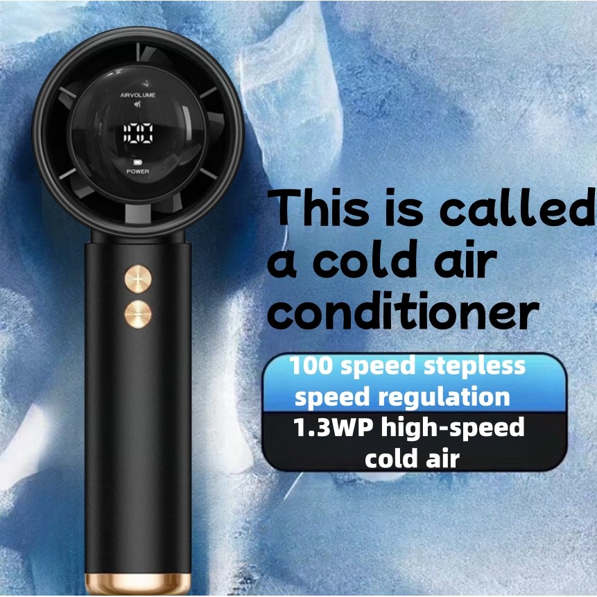 High Speed Handheld Fan USB Mini Portable Charging Turbo Small Fan ...