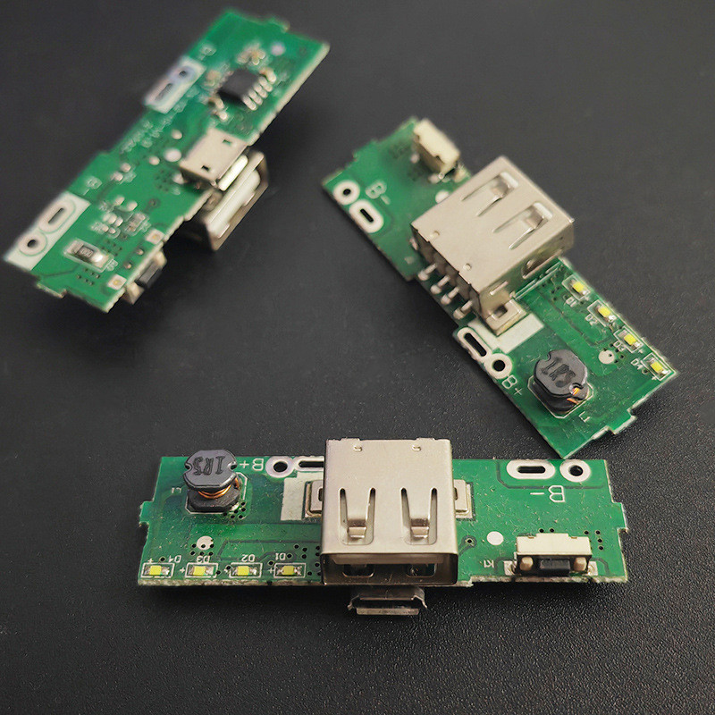 ☀Micro/USB Output Power Bank Circuit Board 3.7V To 5V 1A Step Up Boost ...