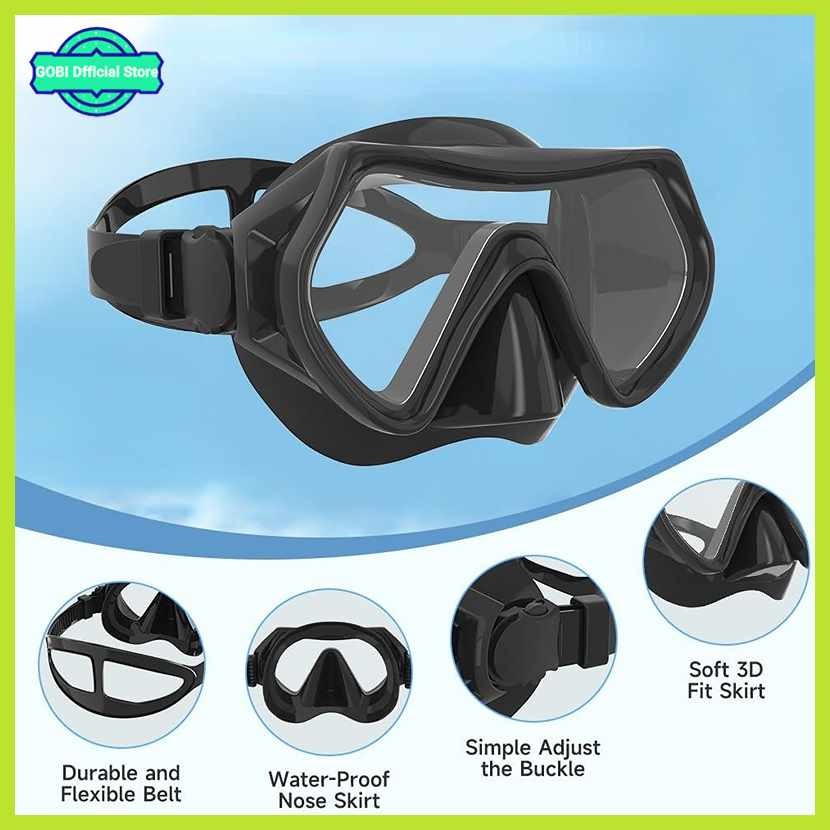 GOBI-x*Diving/G$Mask^N$Tempered^l$Glass^j$Original^n$Diving^r$Goggles ...