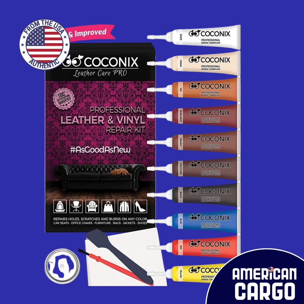 Coconix Leather and Vinyl Repair Kit - Mix & Match Any Color | Shopee ...