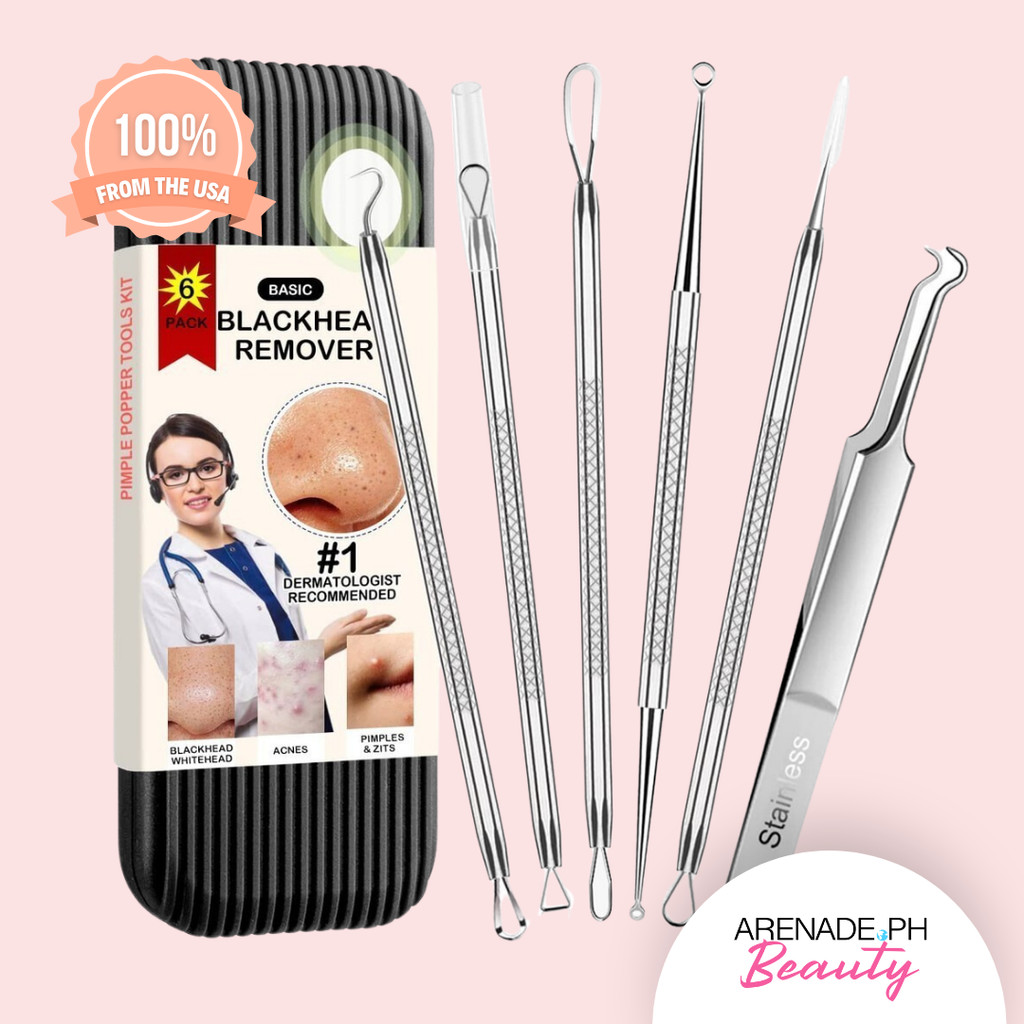 CBIUMPRO Blackhead Remover Tools, Blackhead Extractor, 6 Pack Pimple ...