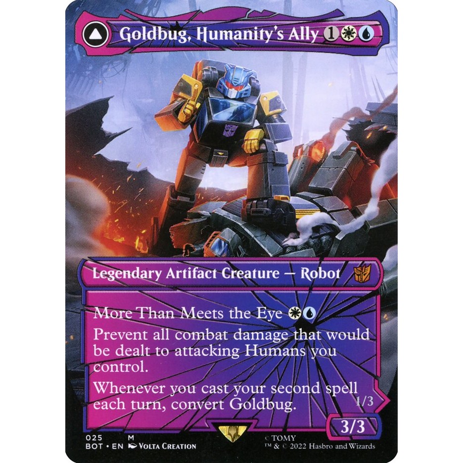 Goldbug, Humanity's Ally normal Transformers BOT MTG Magic the ...