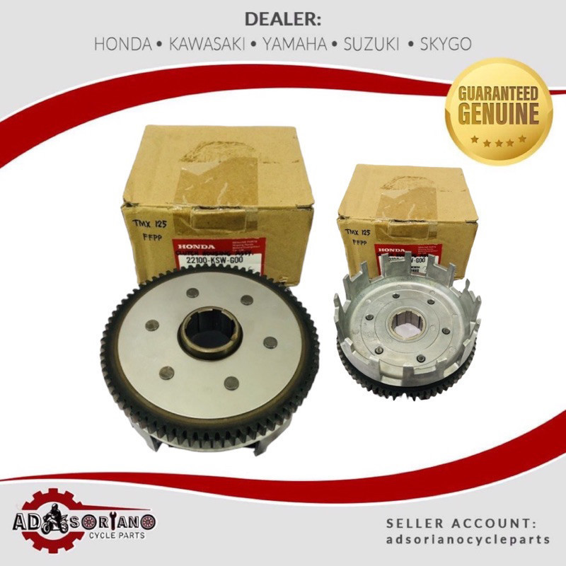 HONDA TMX125 ALPHA CLUTCH HOUSING ASSY 22100-KSW-G00 | Shopee Philippines