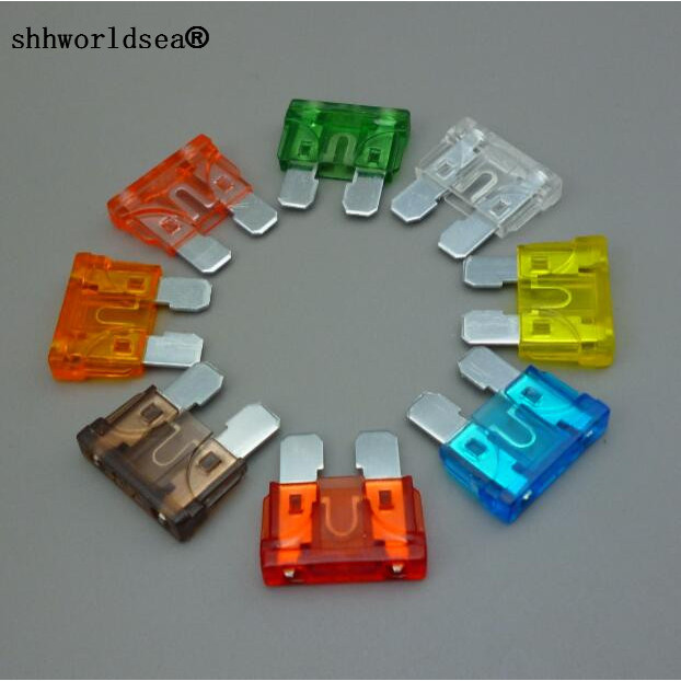 ♡Shhworldsea 900pcs Mixed Standard Blade Fuse Zinc Plastic auto fuse 1A ...