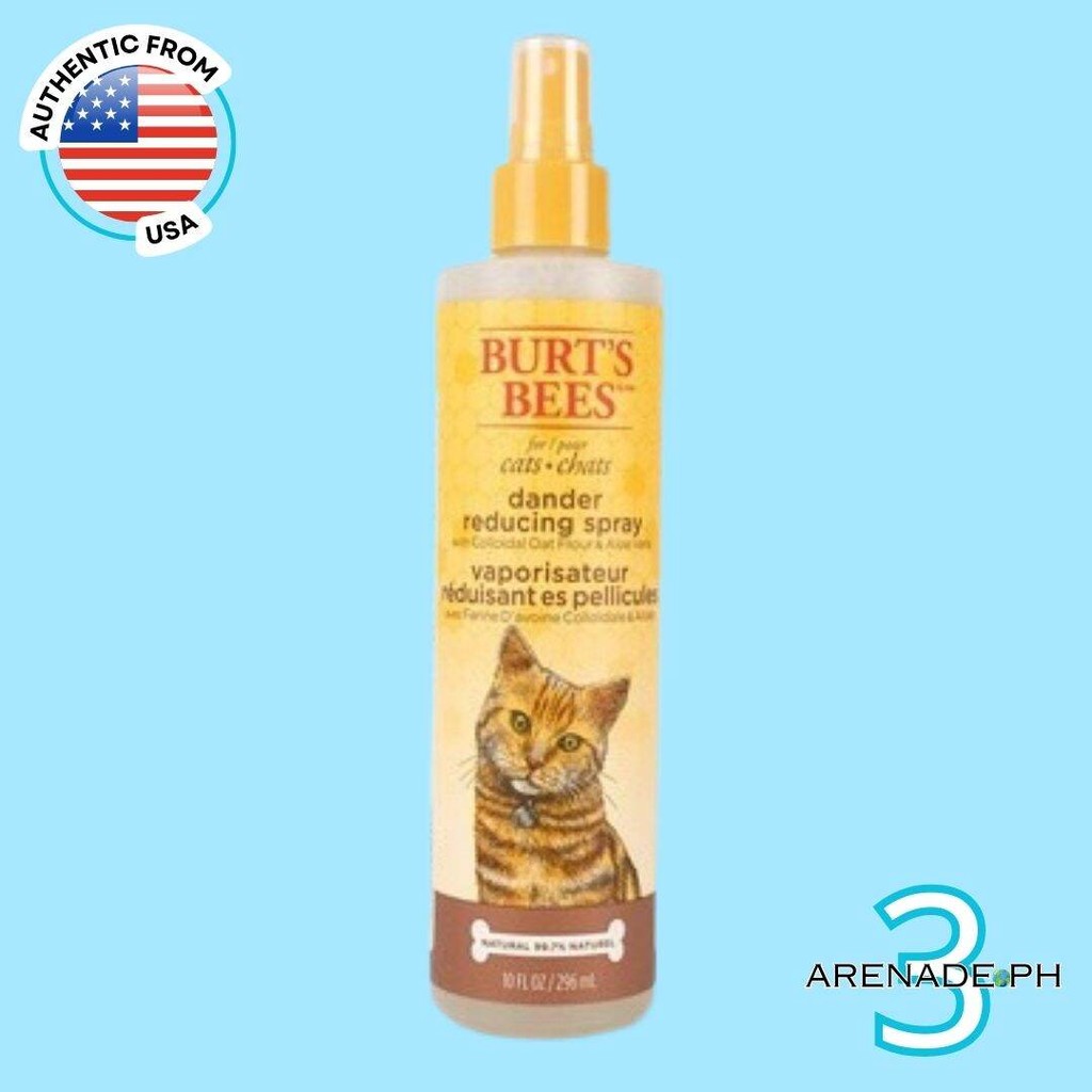 Burt's Bees for Cats Natural Dander Spray With Soothing Colloidal Oat ...