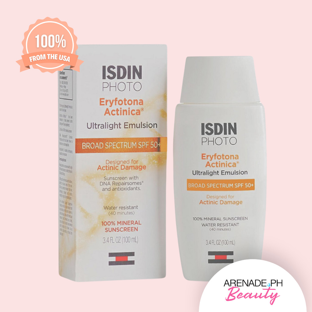 ISDIN Photo Ultralight Emulsion SPF 50 Mineral Sunscreen 100ml | Shopee ...
