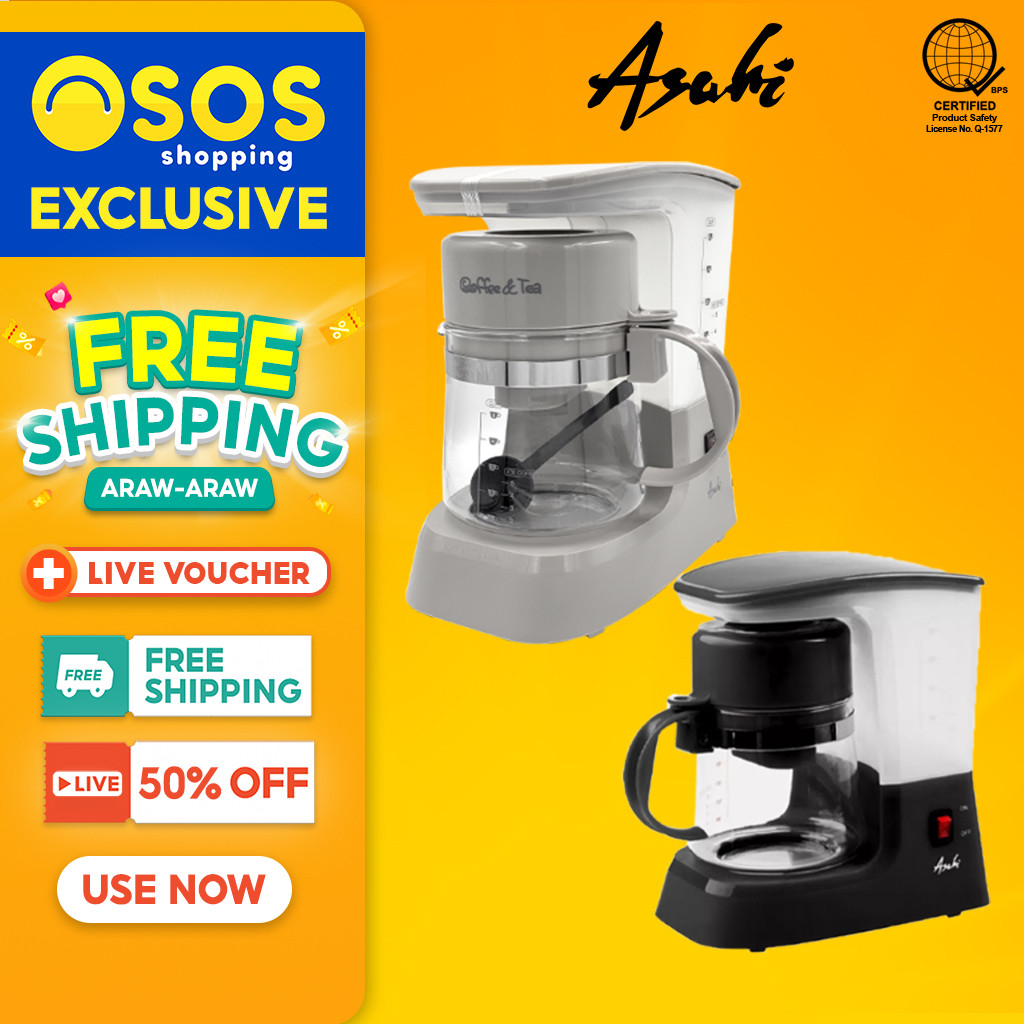 Asahi Original 5 Cups Coffee Maker Coffee Machine with Keep Warm ...
