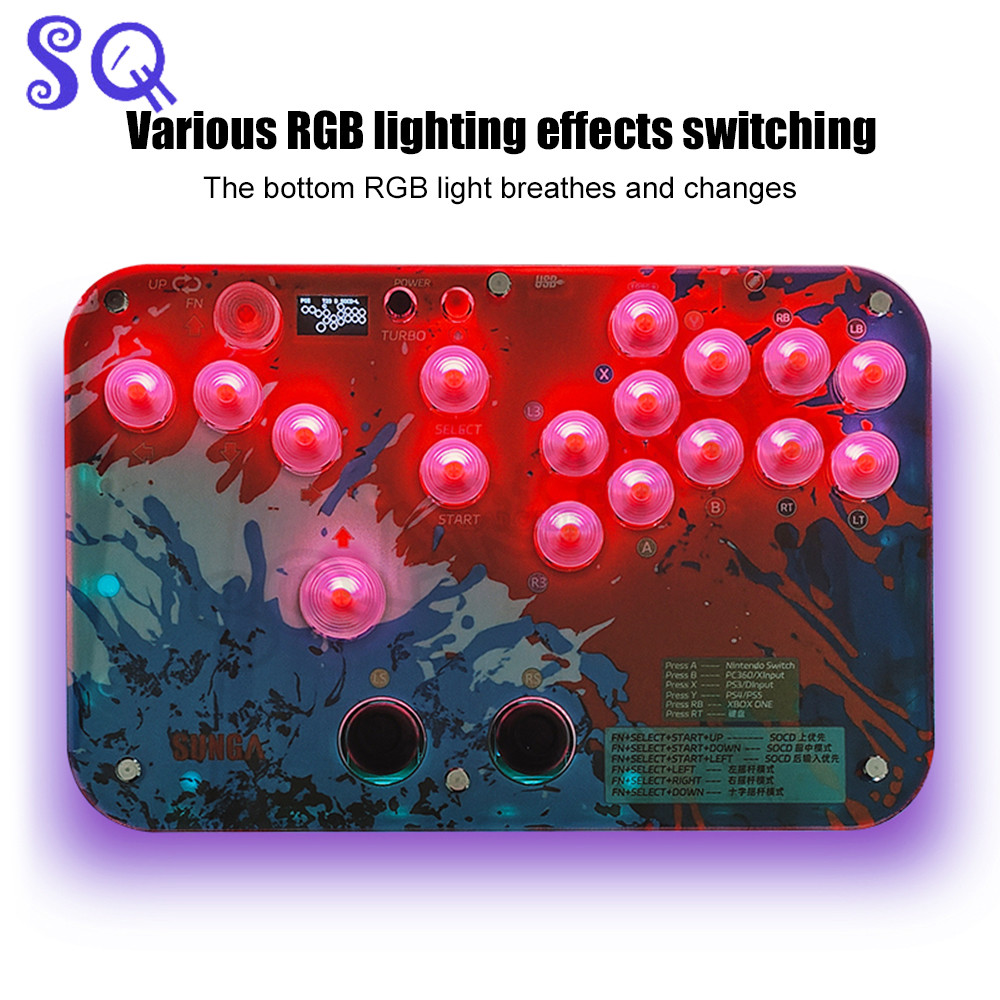 ☭HG Tekken 8 HITBOX Dual Rockers Support SOCE/SOCD Mode Fighting Game ...