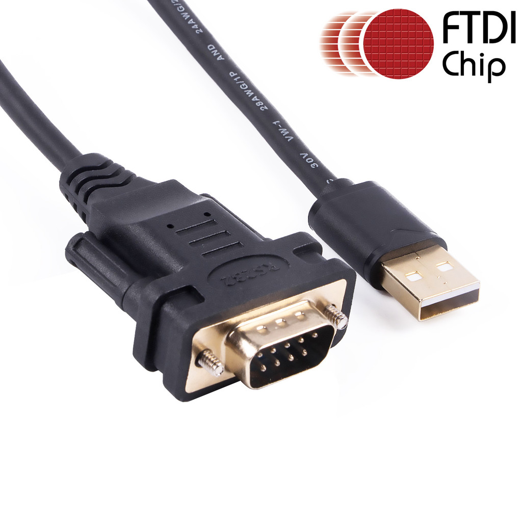 ۩USB to RS232 Serial Cable Converter PDA DB9 Male 9 Pin Cable Adapter ...