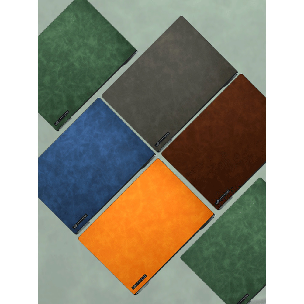 ☃Crazy Horse PU Leather Sticker Skin for Asus ROG Flow X13 GV301 ...