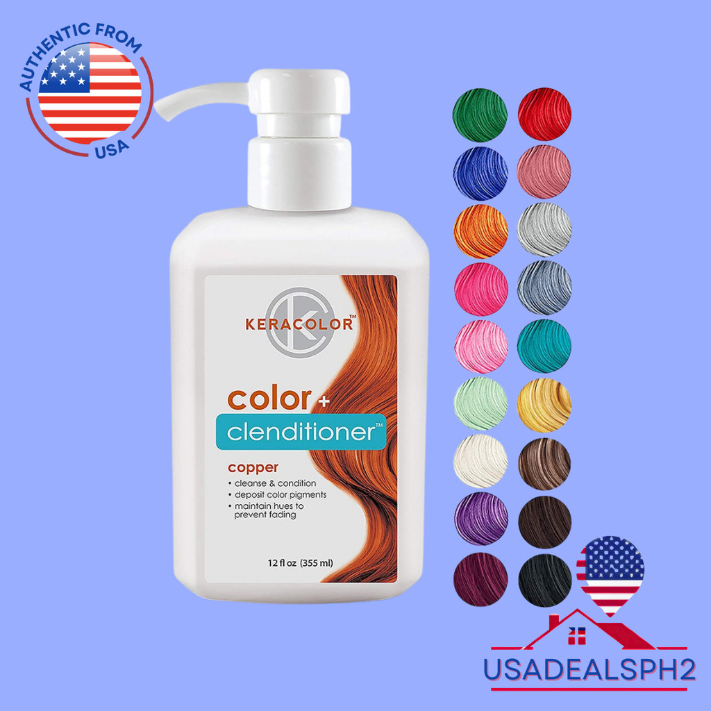 Keracolor Clenditioner Hair Dye (18 Colors), Semi Permanent, 12 fl.oz ...