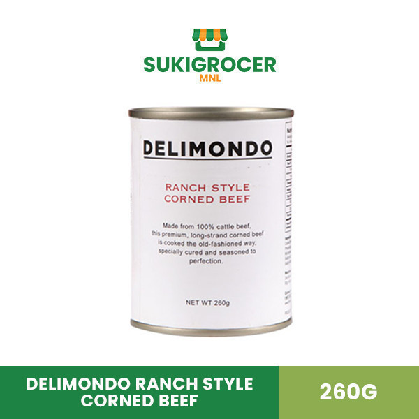 Delimondo Ranch Style Corned Beef 260G | Shopee Philippines