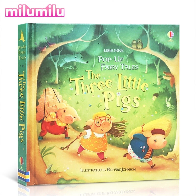 Usborne Pop-Up Three Little Pigs Classic fairy tale books | Shopee ...