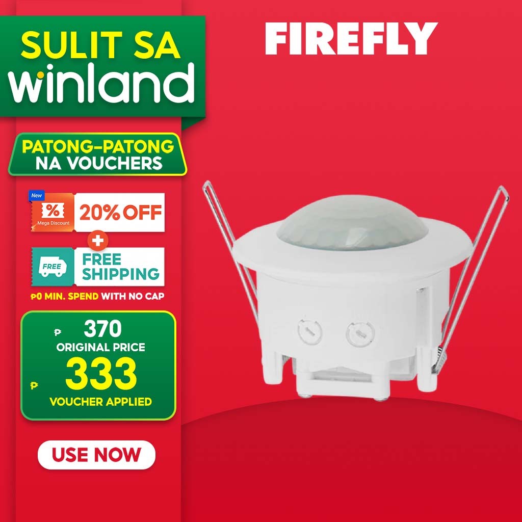 Firefly by Winland Surface Type Switch / Motion Sensor (100W 220-240VAC ...